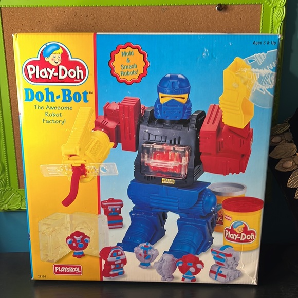 Playskool | Office | Vintage 995 Playdoh Playskool Dohbot The Awesome ...